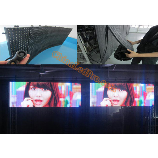 P10 SMD Outdoor Flexible LED Curtain Wall, Soft LED Curtain Screen